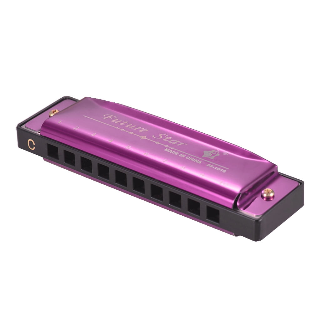 Key of C Diatonic Harmonica Mouthorgan with ABS Reeds Mirror Surface ...