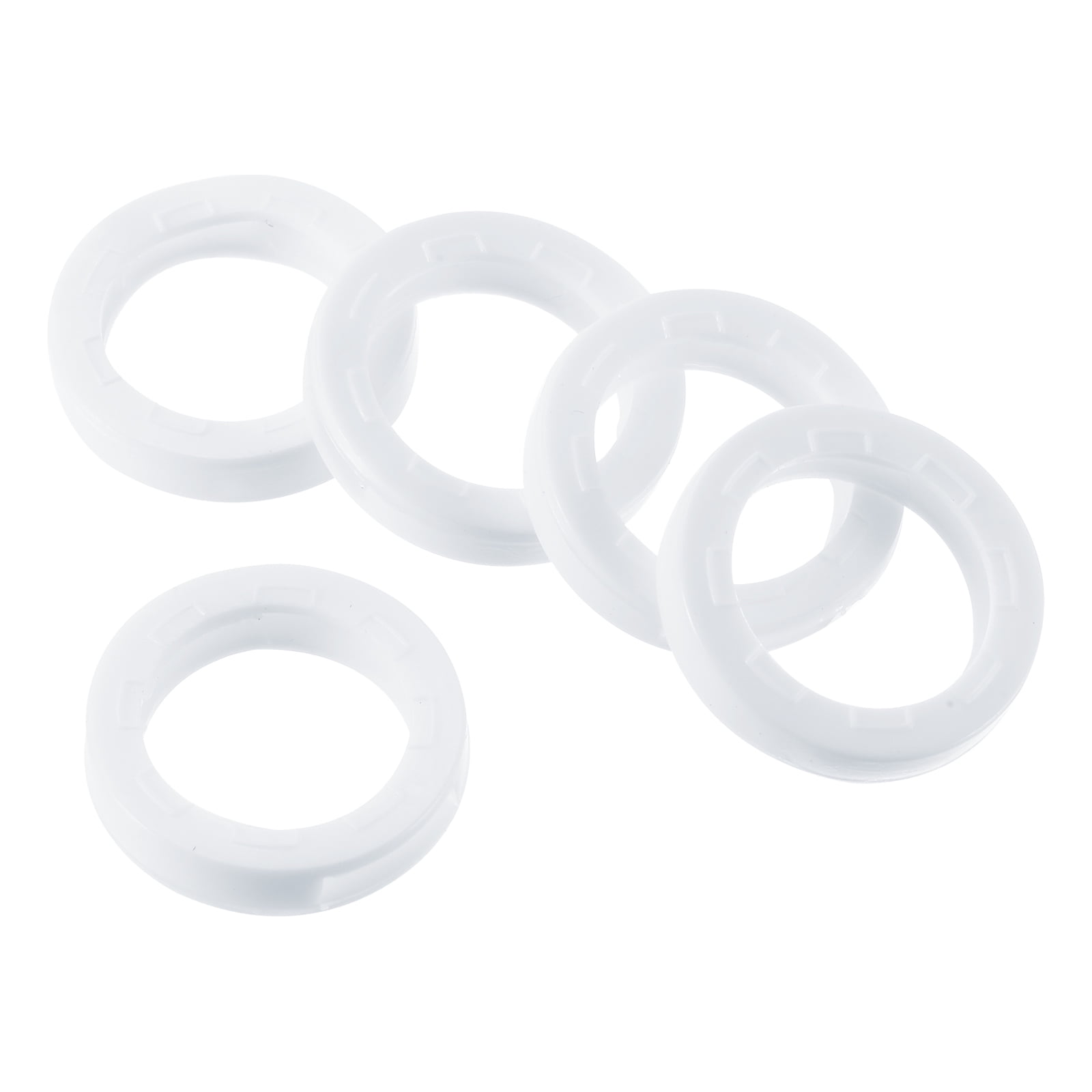 Key Cap Cover 0.9" Round Key Identifier Tags for House Keys, White, 10 ...