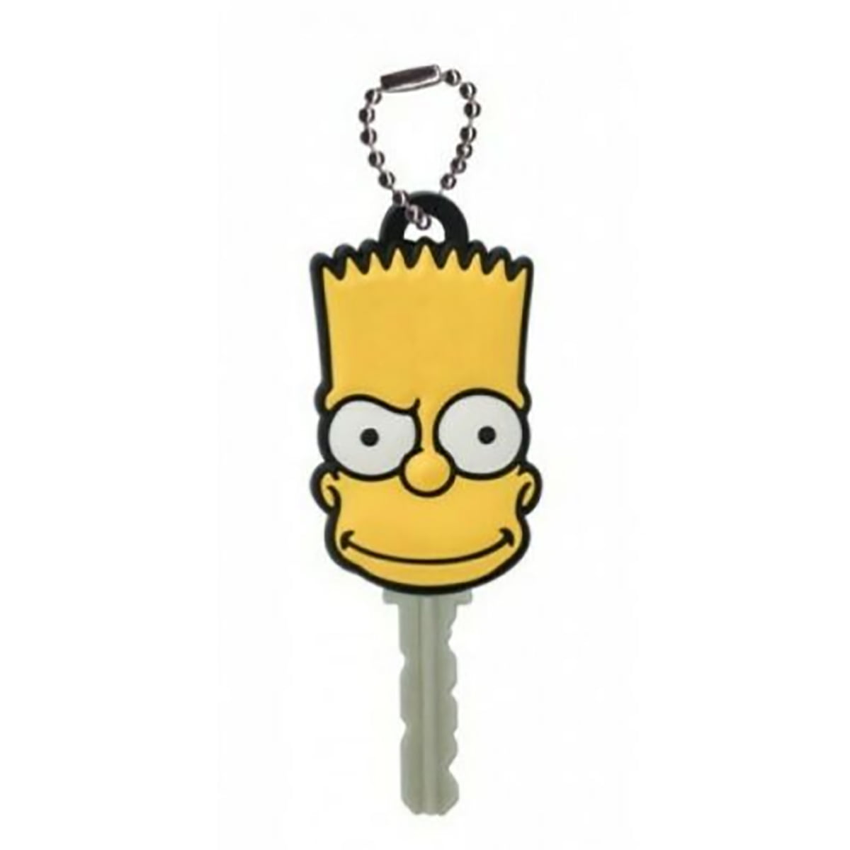 Key Cap - Simpsons Bart's Head Rubber Key Holder - Walmart.com
