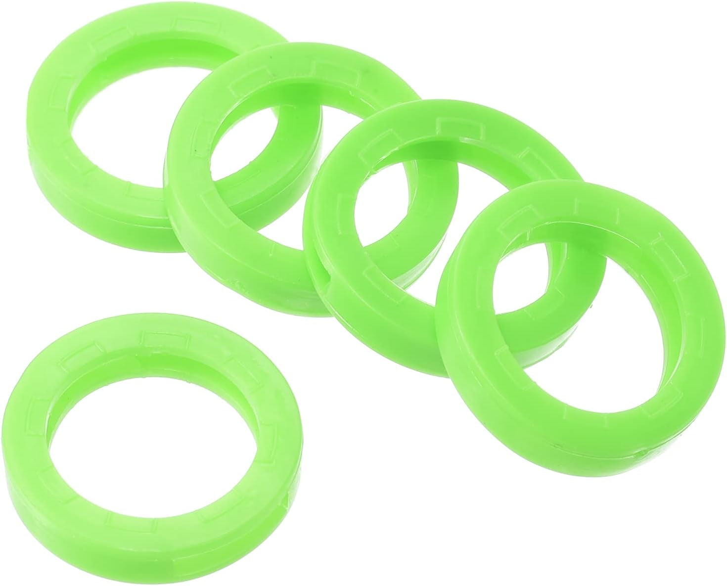 Key Caps Covers Rings, 5 Pack 0.9" Keys Identifiers Covers Coding Tags ...