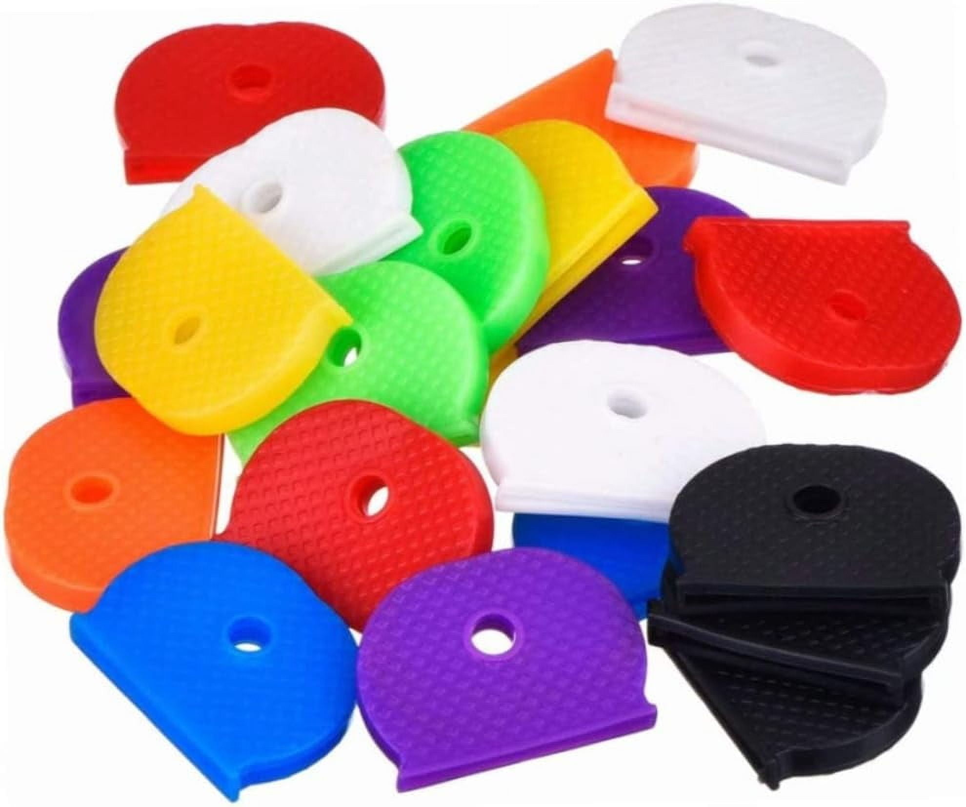Key Caps Set Flexible Key Covers for Easy Identifying House Door Keys 8 ...