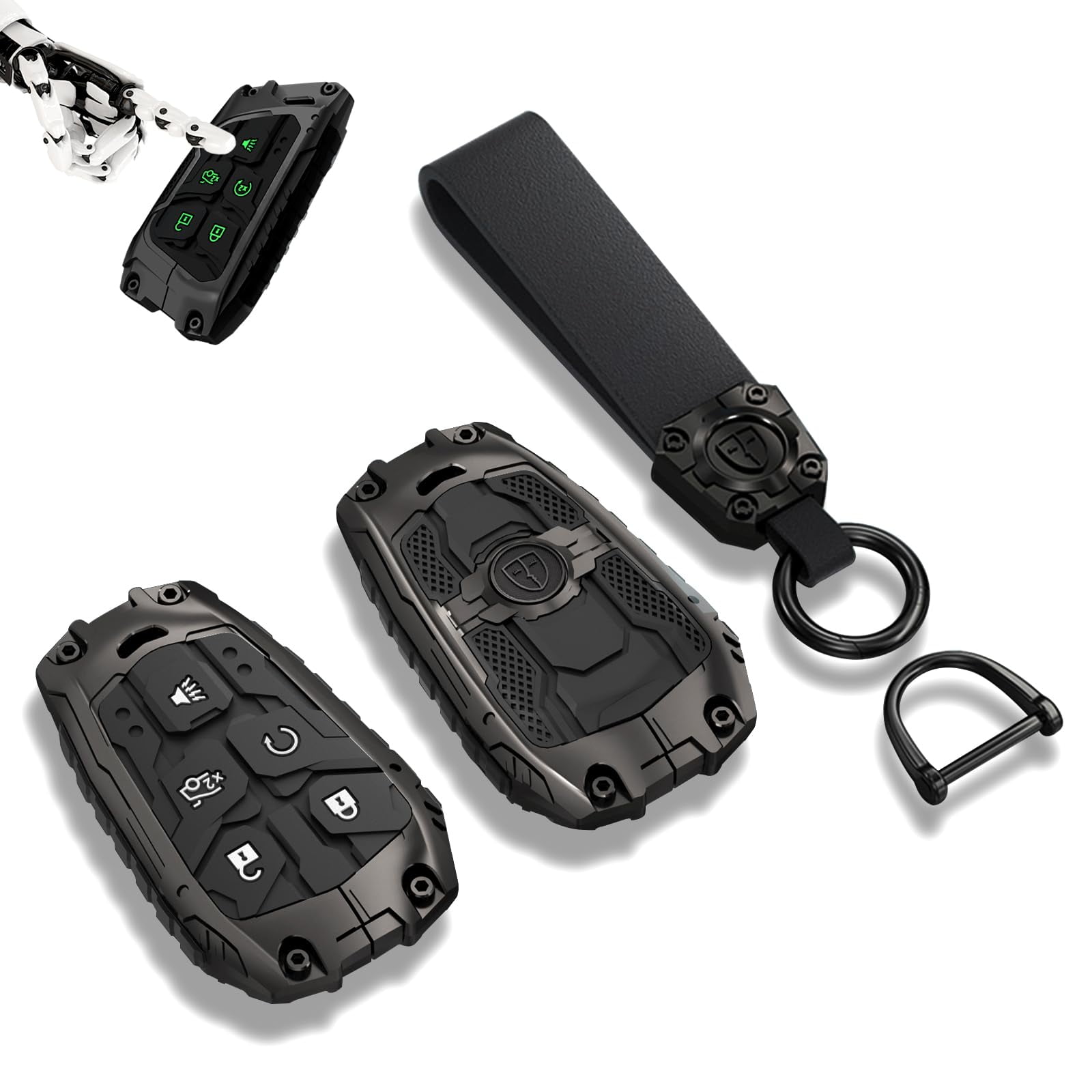 Key Case Holder Protector for 2015 2016 2017 2018 2019 Cadillac ...
