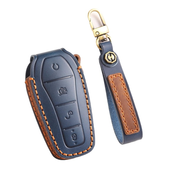 Key Case Shell Fit For BYD Han Ev Tang Dm Qin PLUS Song Pro MAX Leather ...