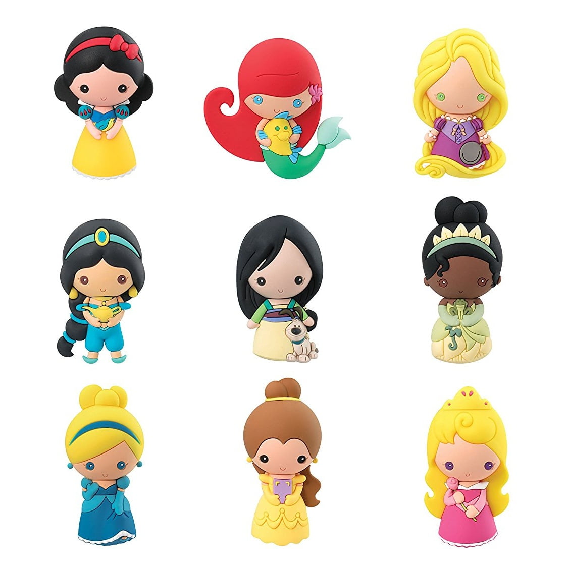 Disney - Officially Licensed 3D PVC Foam Princess Key Chain ...