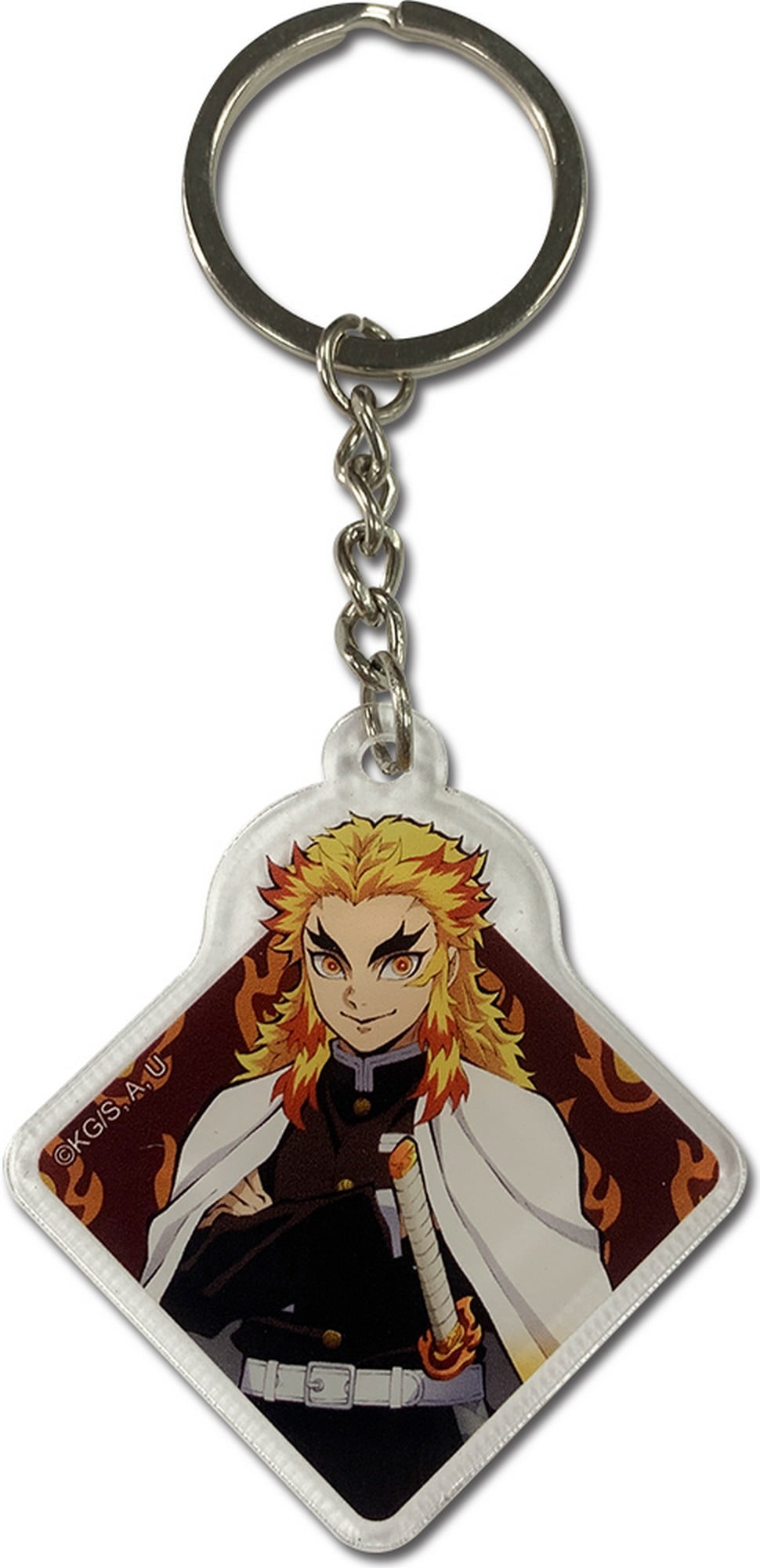 Key Chain - Demon Slayer - Rengoku Kyoujurou Acrylic Keychain - Walmart.com
