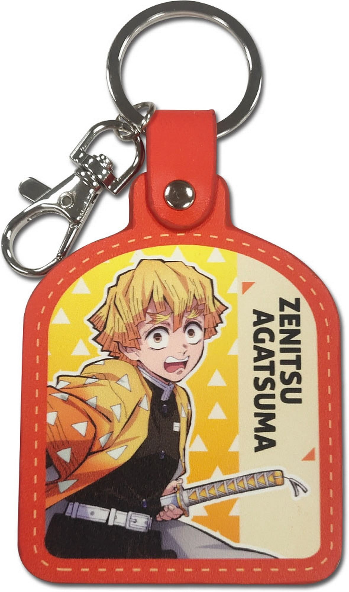 Key Chain - Demon Slayer - Zenitsu Agatsuma Pu Keychain - Walmart.com