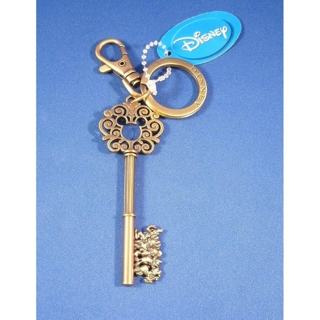 Key Chain - Disney - Gold Master Key with Mickey Icon Key Pewter Metal ...