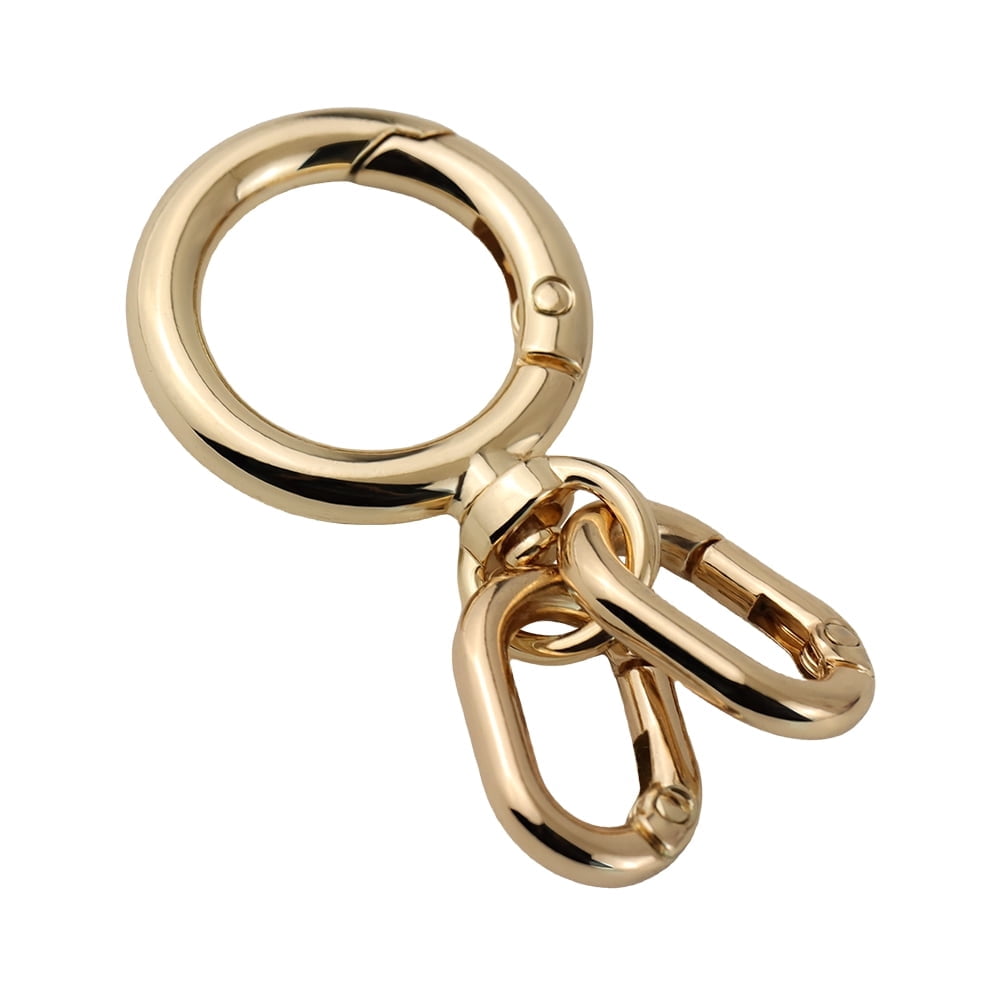 Key Chain Quick Release Spring with 2 Key Rings Heavy Duty Car Keychain ...