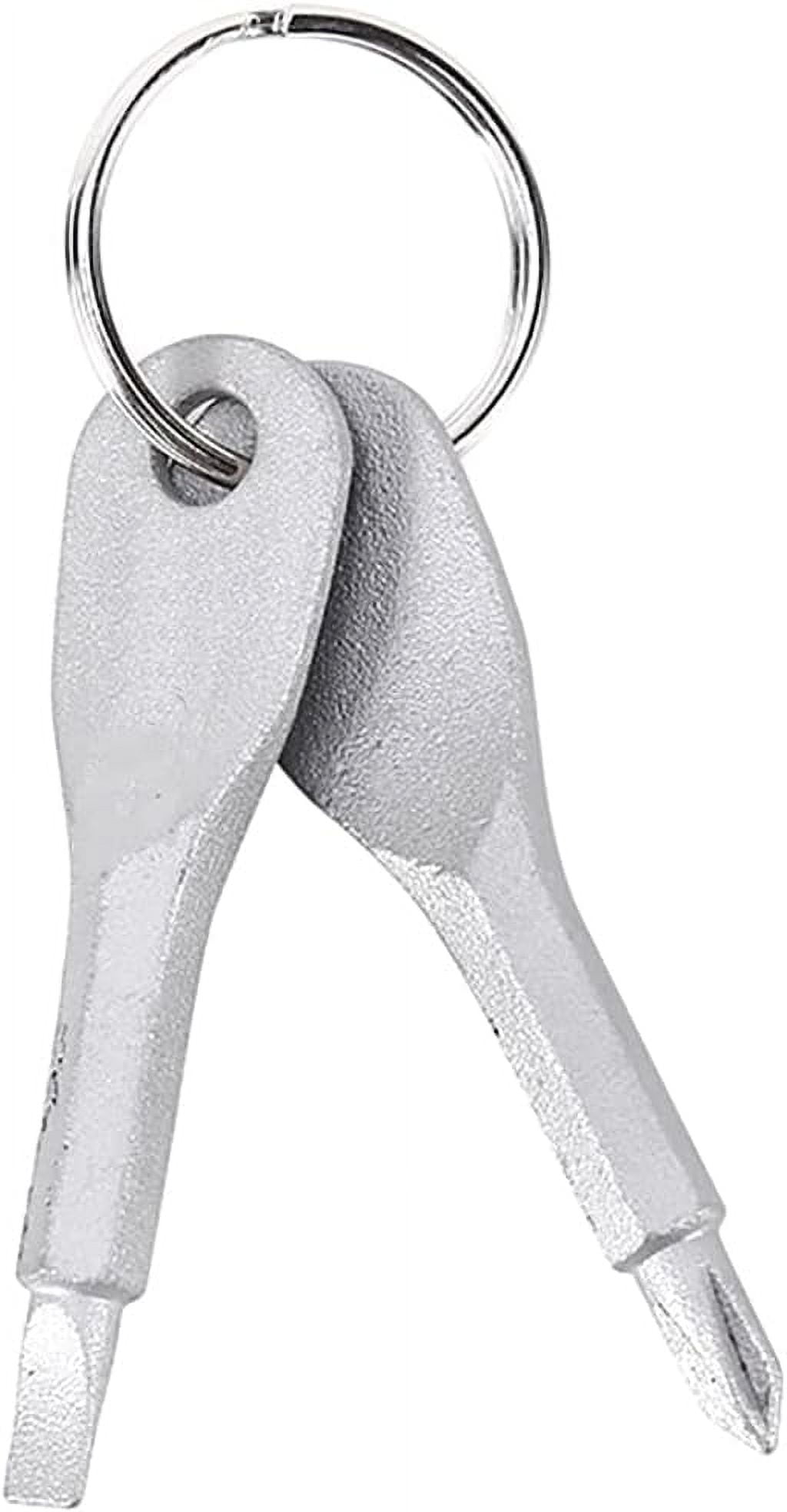 Screwdriver Set, Pocket Repair Tool Keyring Screwdriver Stainless ...