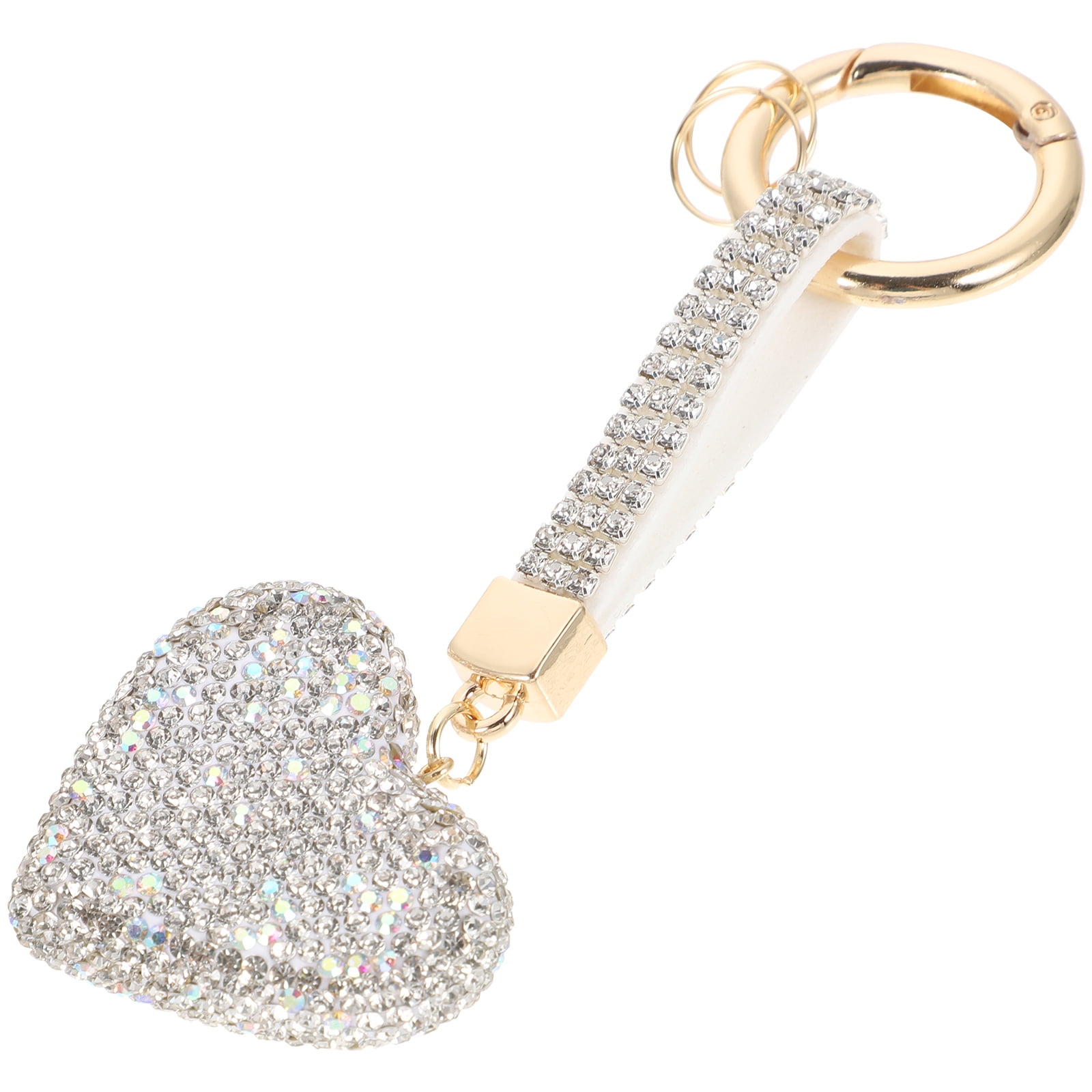 Women Heart Keychain Bag Charm Shiny Keychain Miss 13.50X5.00X0.70CM ...