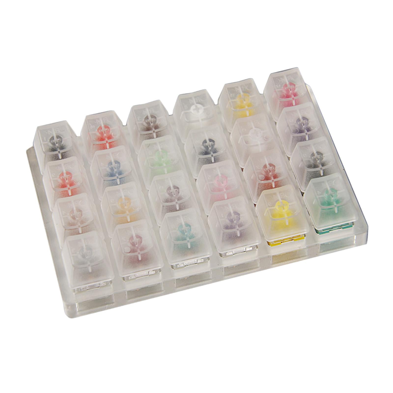 Key Clear Switches Switch Sampler for Mechanical Keyboard, 24, Durable ...