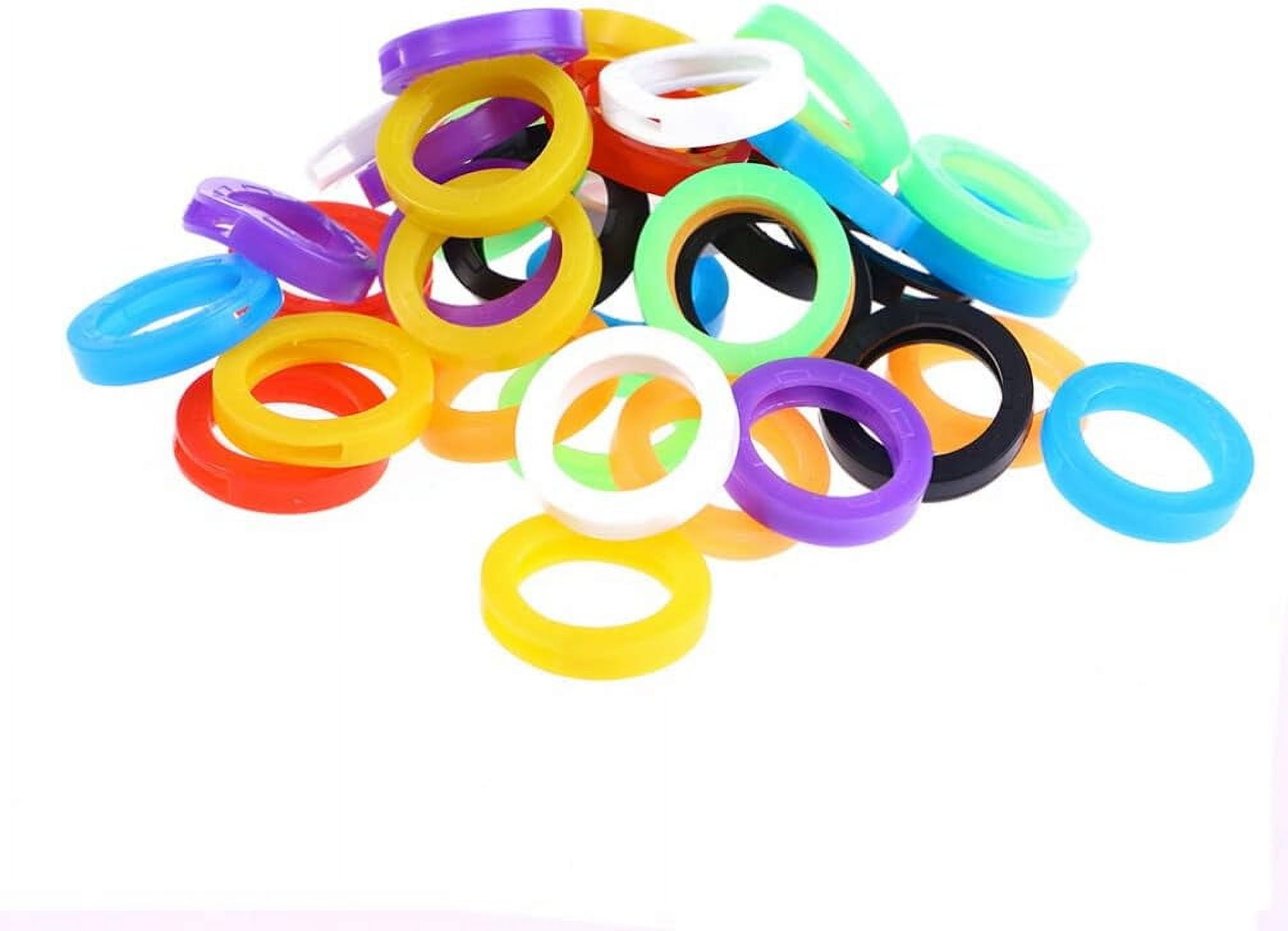 Key Color Covers Key Caps Bright Silicone Key Covers Elastic Key Tags ...