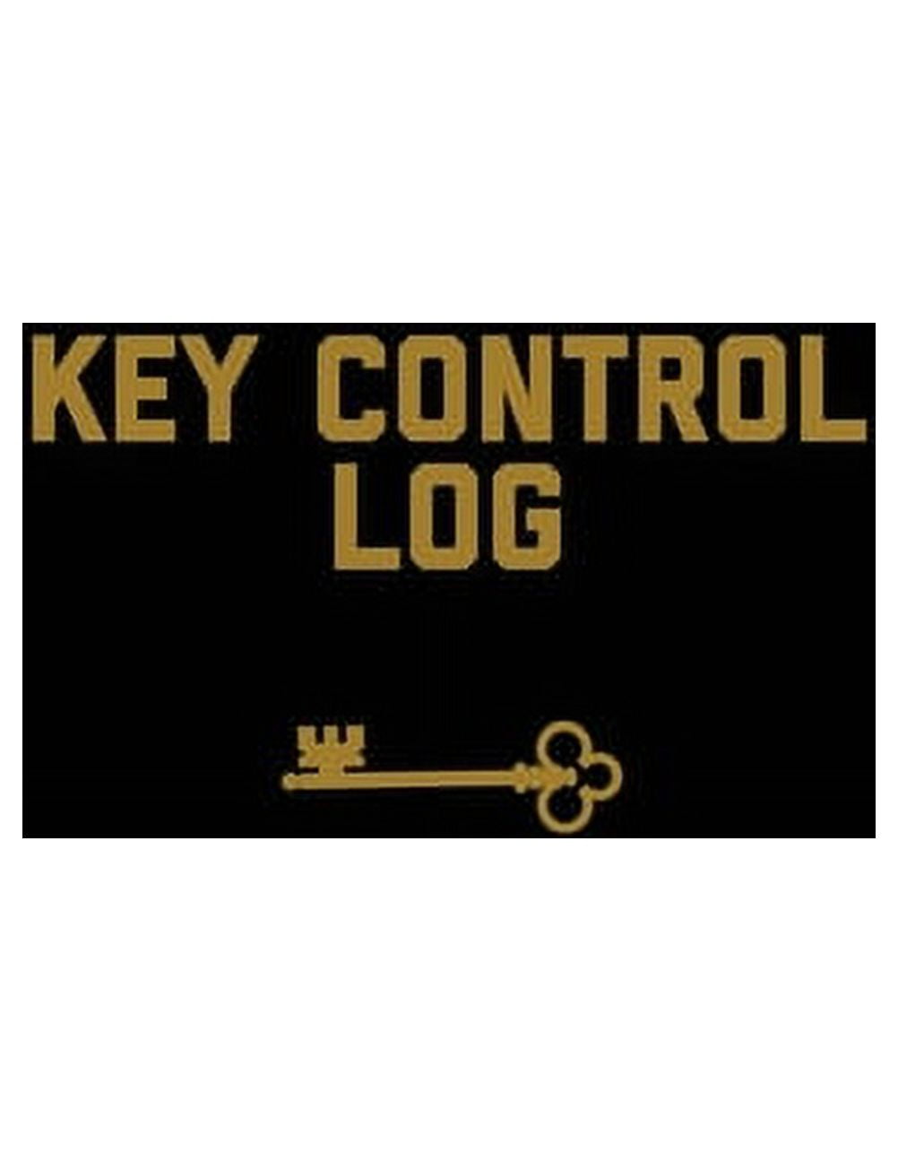 Key Control Log: Keep Record, For Keys, Office, Business, Work Or Home ...