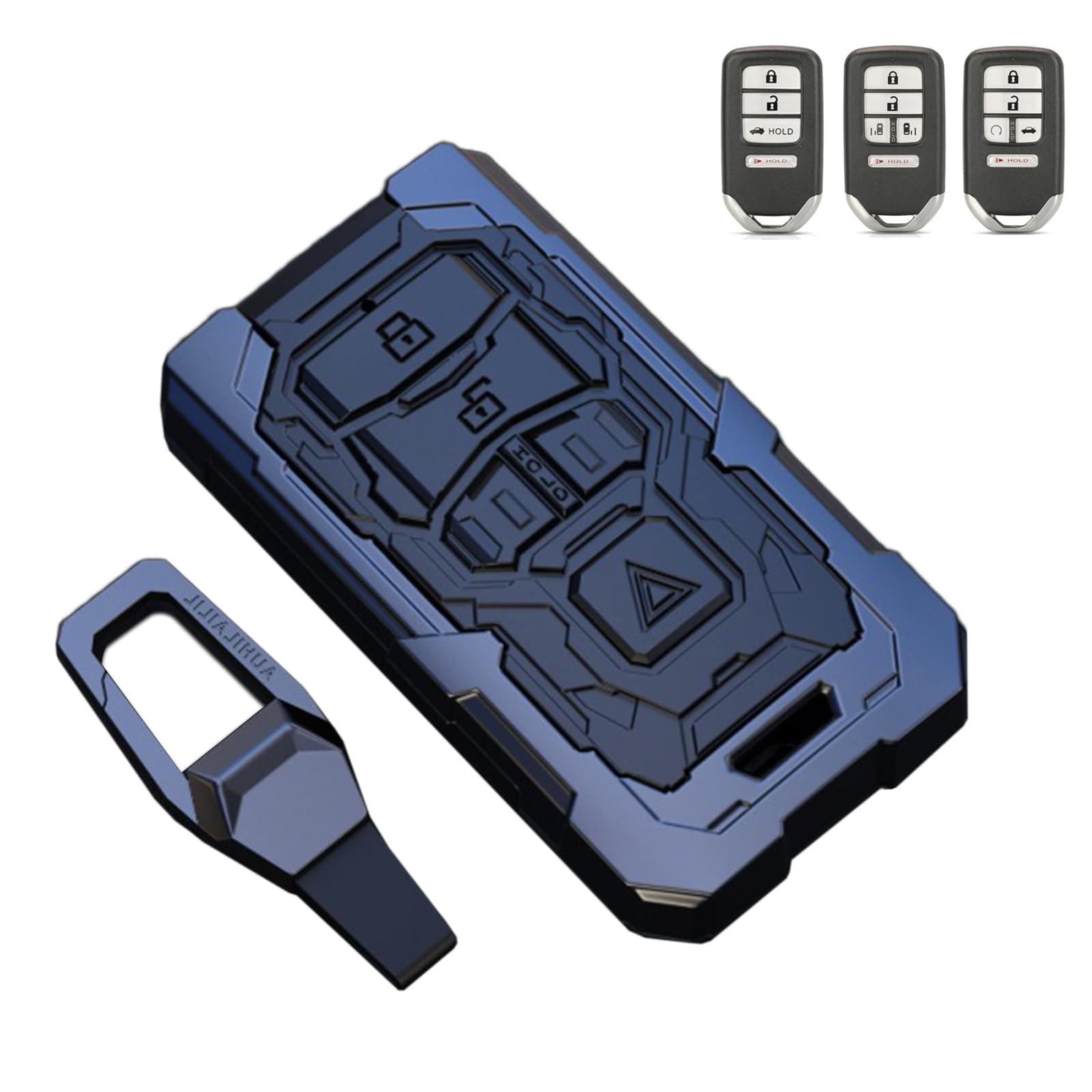 Key Cover Case, Zinc Alloy Smart Key Fob Case Protector Shell ...
