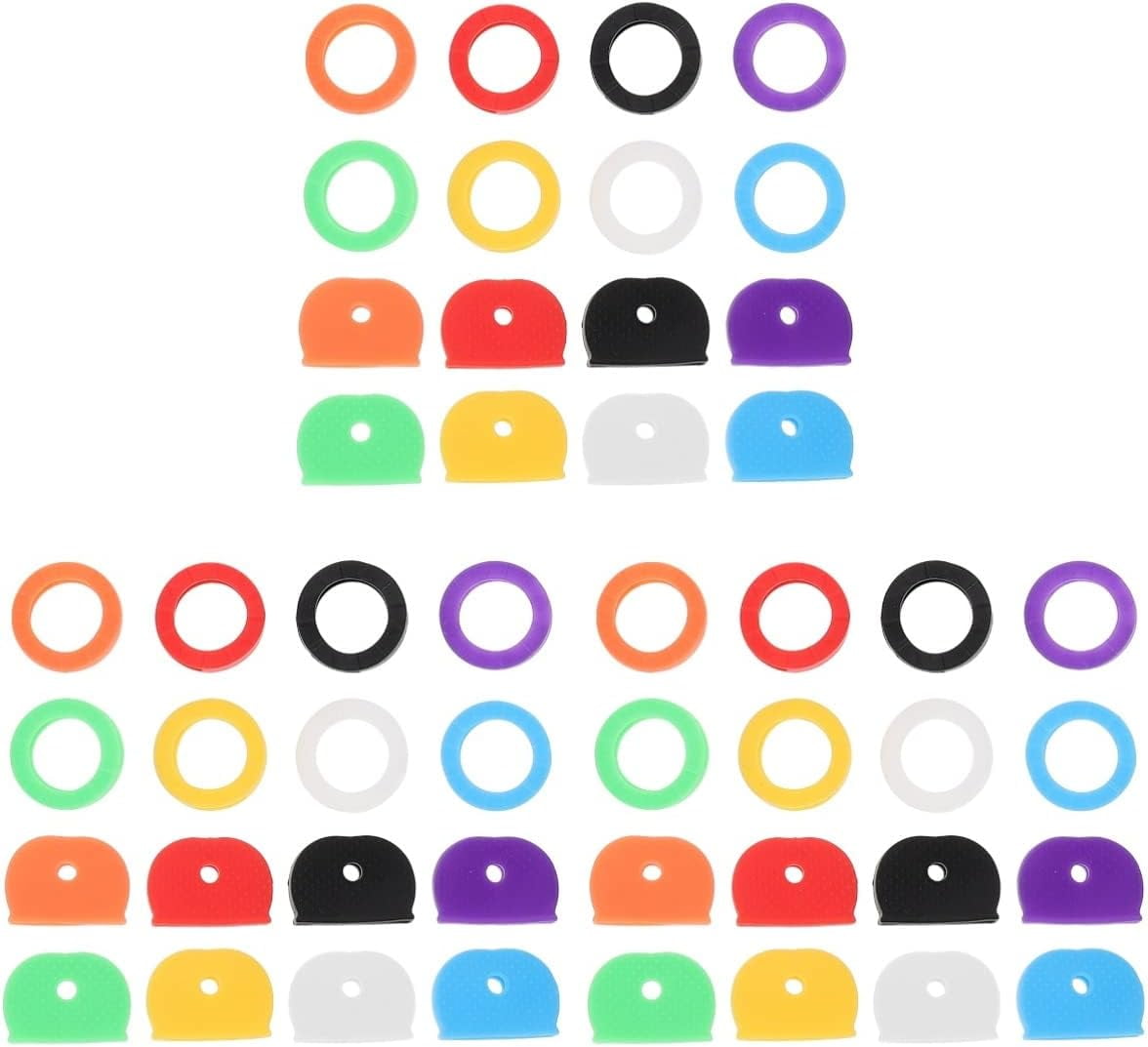 Key Covers Caps 192 pcs Rubber Holders Covers Classify Simple As Tags ...