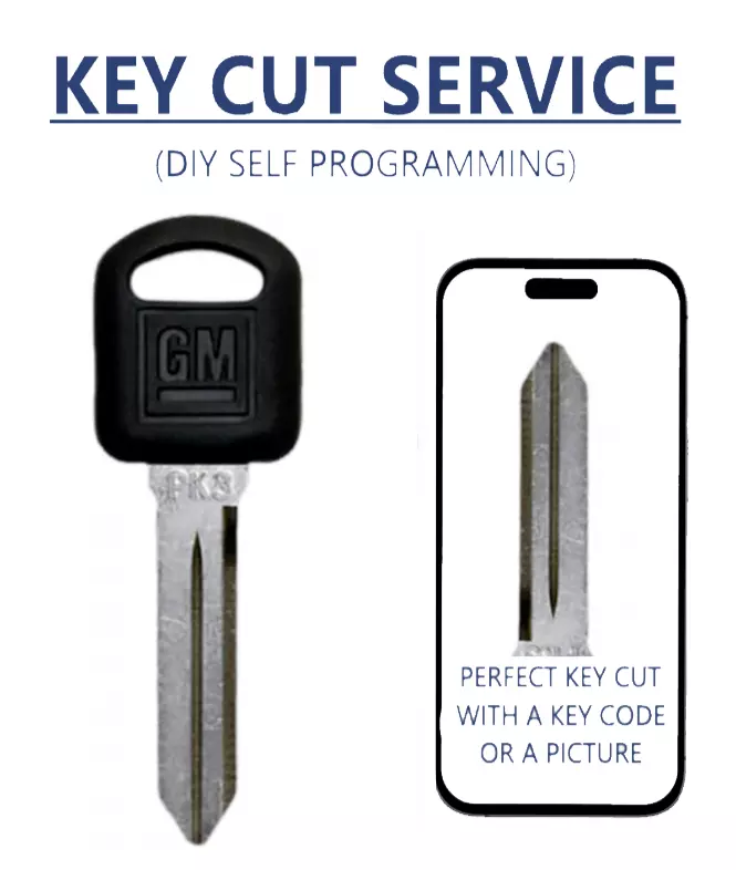 Key Cut + B97 GM PK3 Transponder Chipped Key (13) - Walmart.com