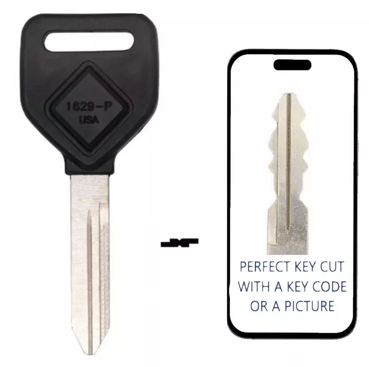 Key Cut Service + ILCO 1629-P Key Blank Fits Freightliner ...