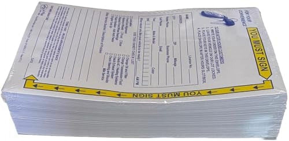 Key Drop Off Envelope - EBNO-1-Y - 500 Qty. (W1) - Walmart.com