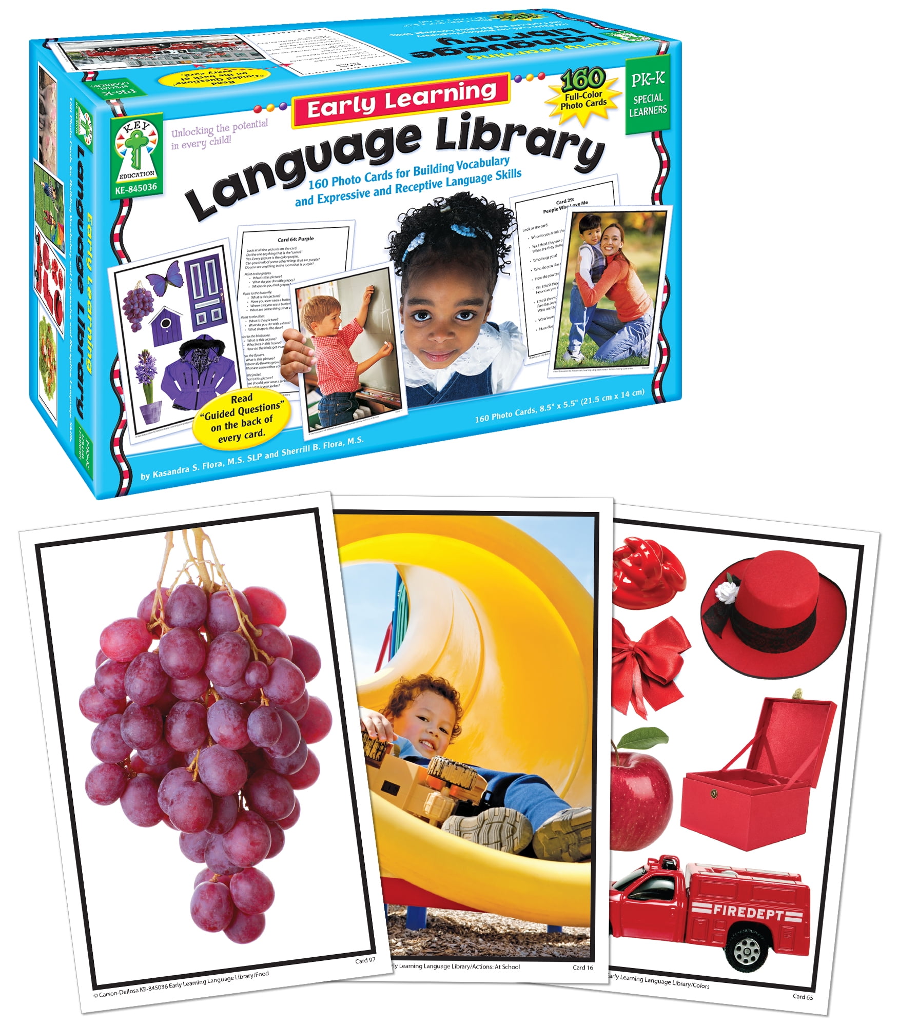 Key Education Publishing Early Learning Language Library Cards ...