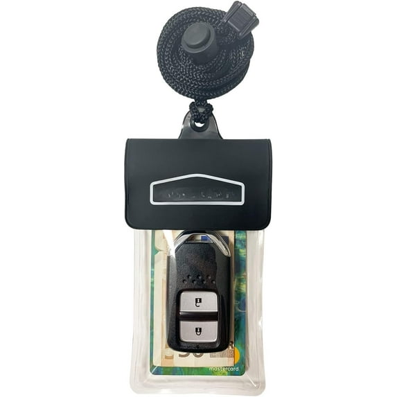 Key FOB Case Wallet Holder Pouch For Key ID Badge Credit Card (Black ...