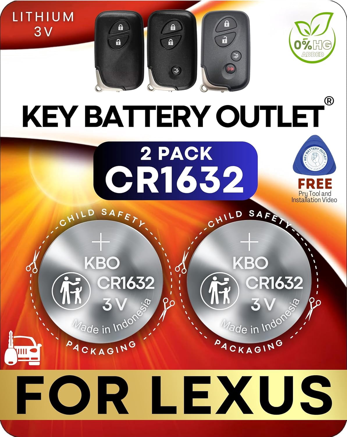 Lexus Is250 Key Fob Battery
