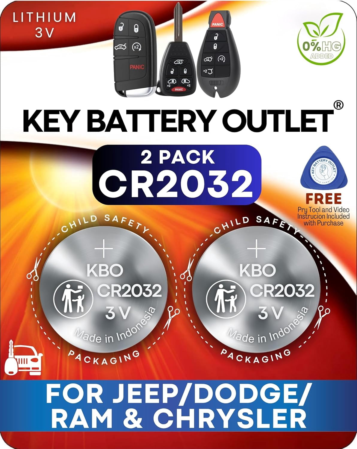 Key Fob Battery Replacement for Jeep, Dodge, and Chrysler Vehicles ...