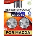 Key Fob Battery Replacement Pack for Mazda - Premium CR2032 3V Lithium ...