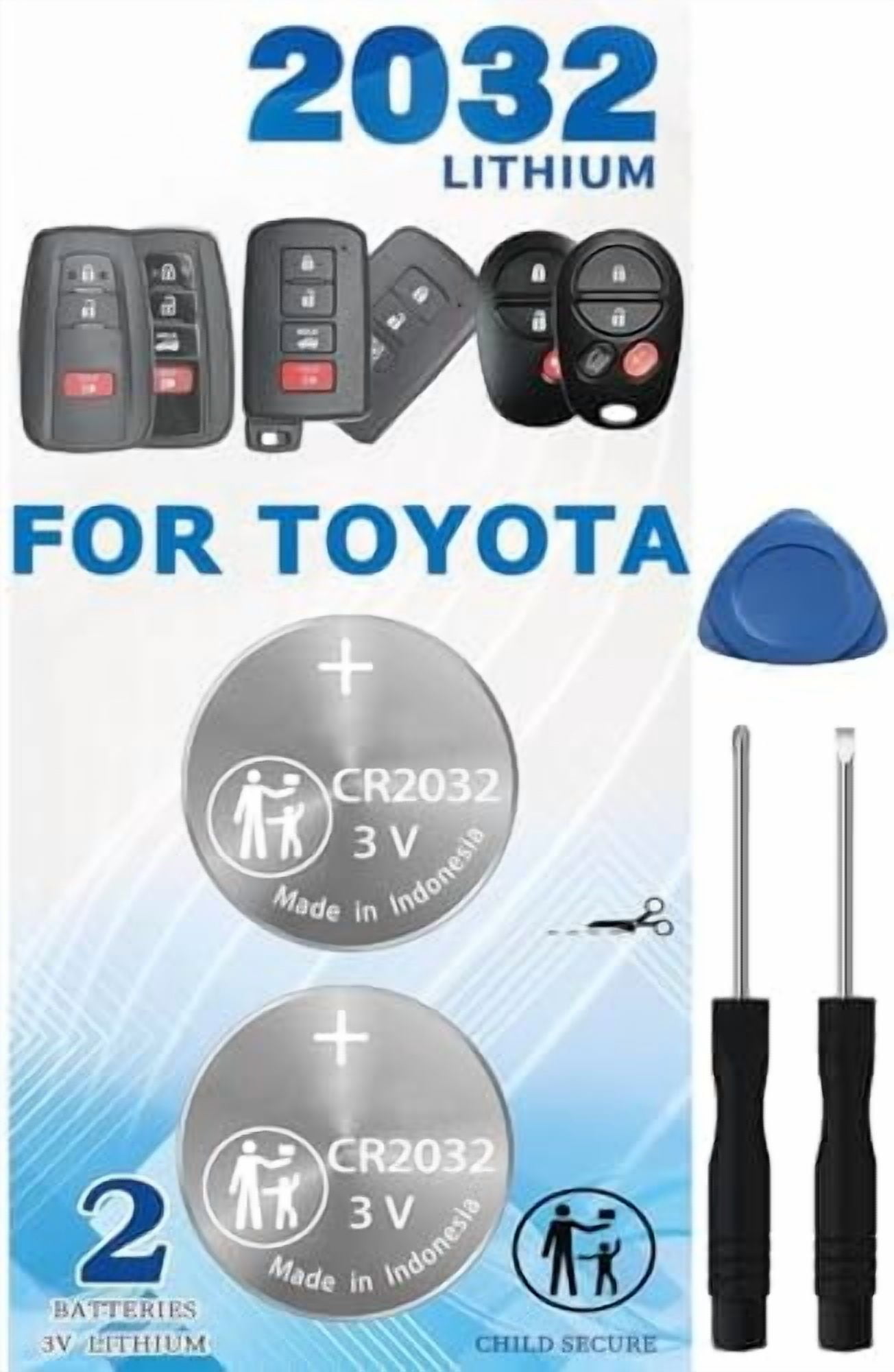 Key Fob Battery Replacement for Toyota RAV4 Camry Corolla Highlander ...
