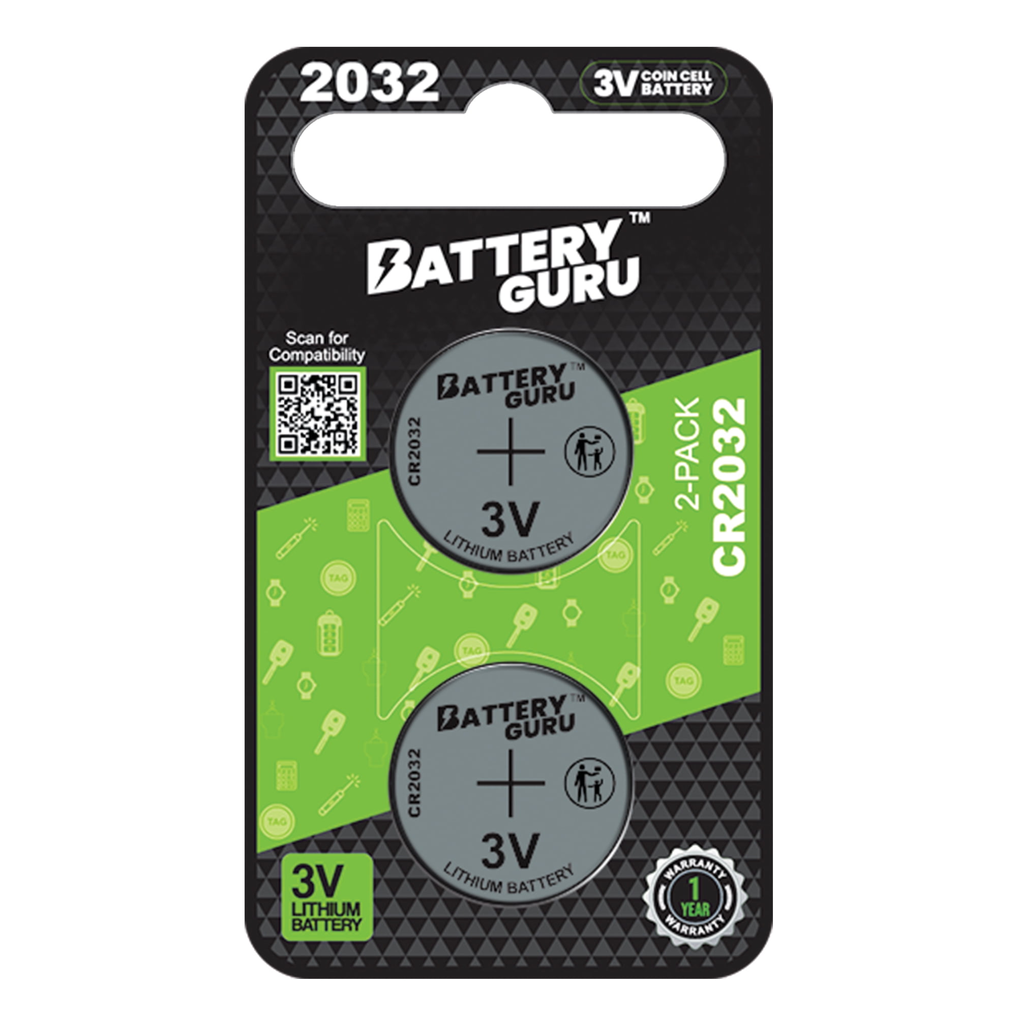 BatteryGuru Key Fob Battery Replacement, Toyota Prius 2017-2022, Pack ...
