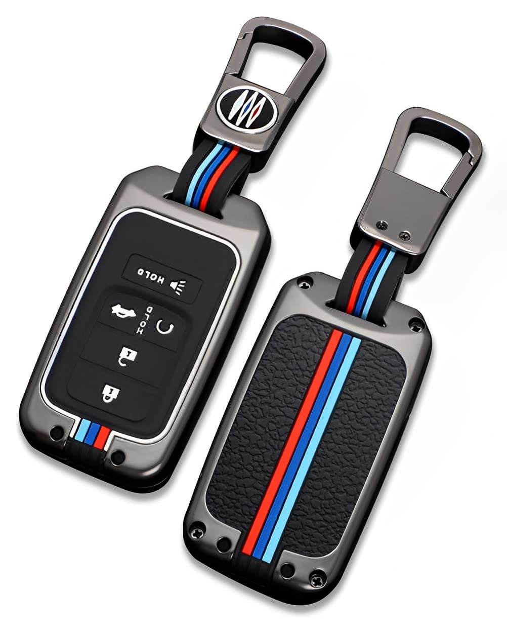 Key Fob Cover Case Metal Shell Smart Key Holder Compatible for Honda ...