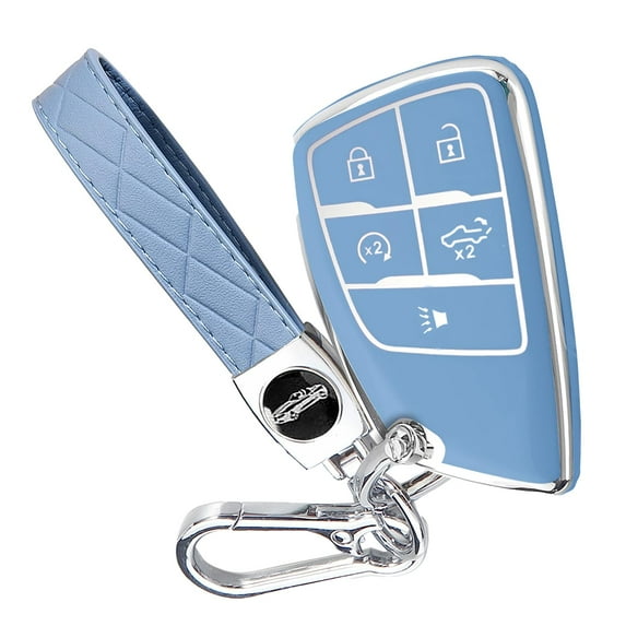 Key Fob Cover for Chevy GMC with Keychain, Silverado Sierra Tahoe ...