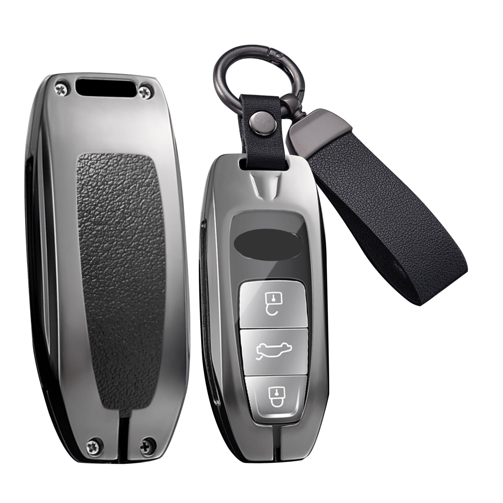 Key Fob Cover Compatible with Audi A6 A8 Q7 S6 A7 S7 E-Tron RS6 RS7 Q8 ...