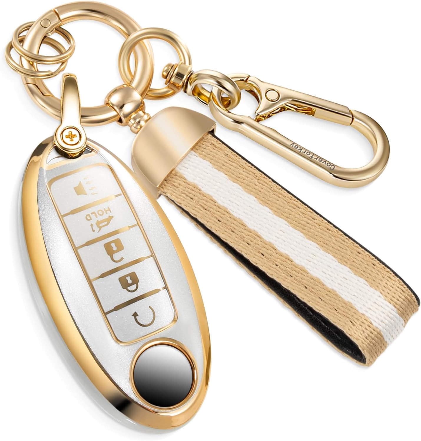 Key Fob Cover Compatible with Nissan Murano Pathfinder Rogue Titan ...