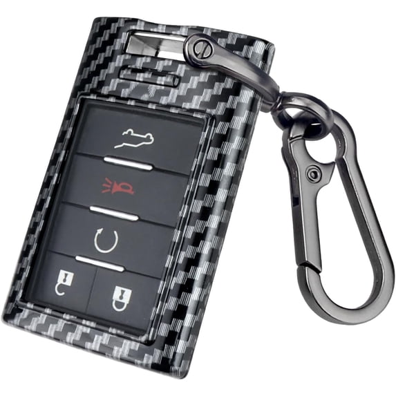 Key Fob Cover Compatible with Cadillac CTS STS XTS SRX ATS ELR DTS ...