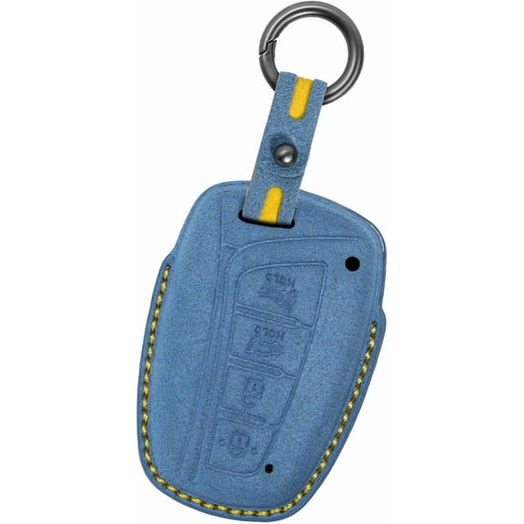 Key Fob Cover Compatible with Hyundai Santa Fe Azera Genesis G80 ...