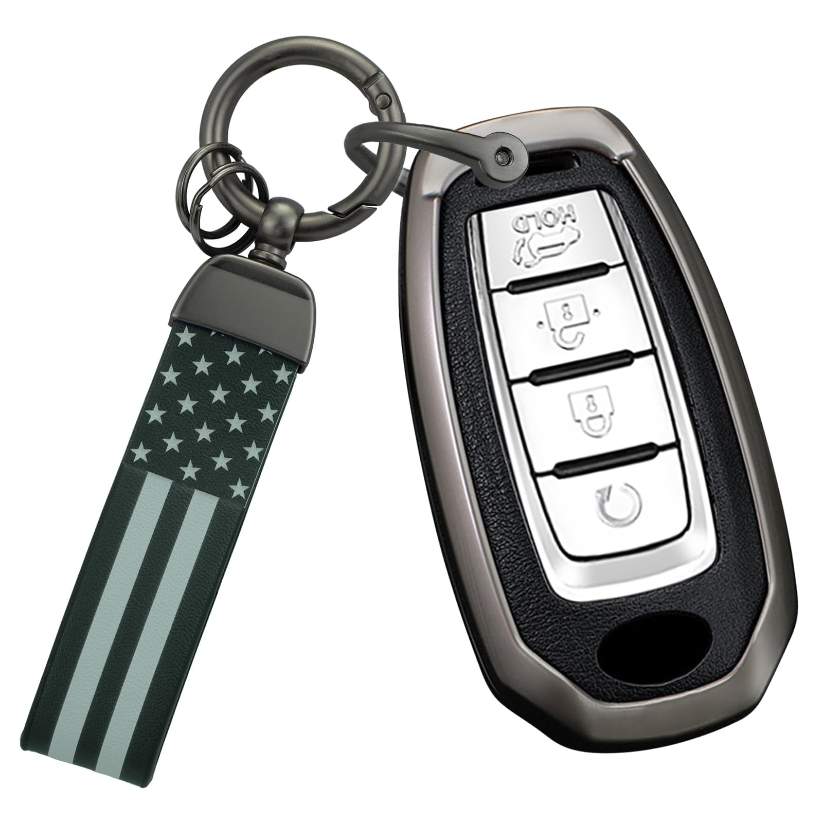 Key Fob Cover Fit For Infiniti Q50 Q60 2019-2022, QX50 2020-2021, QX55 ...