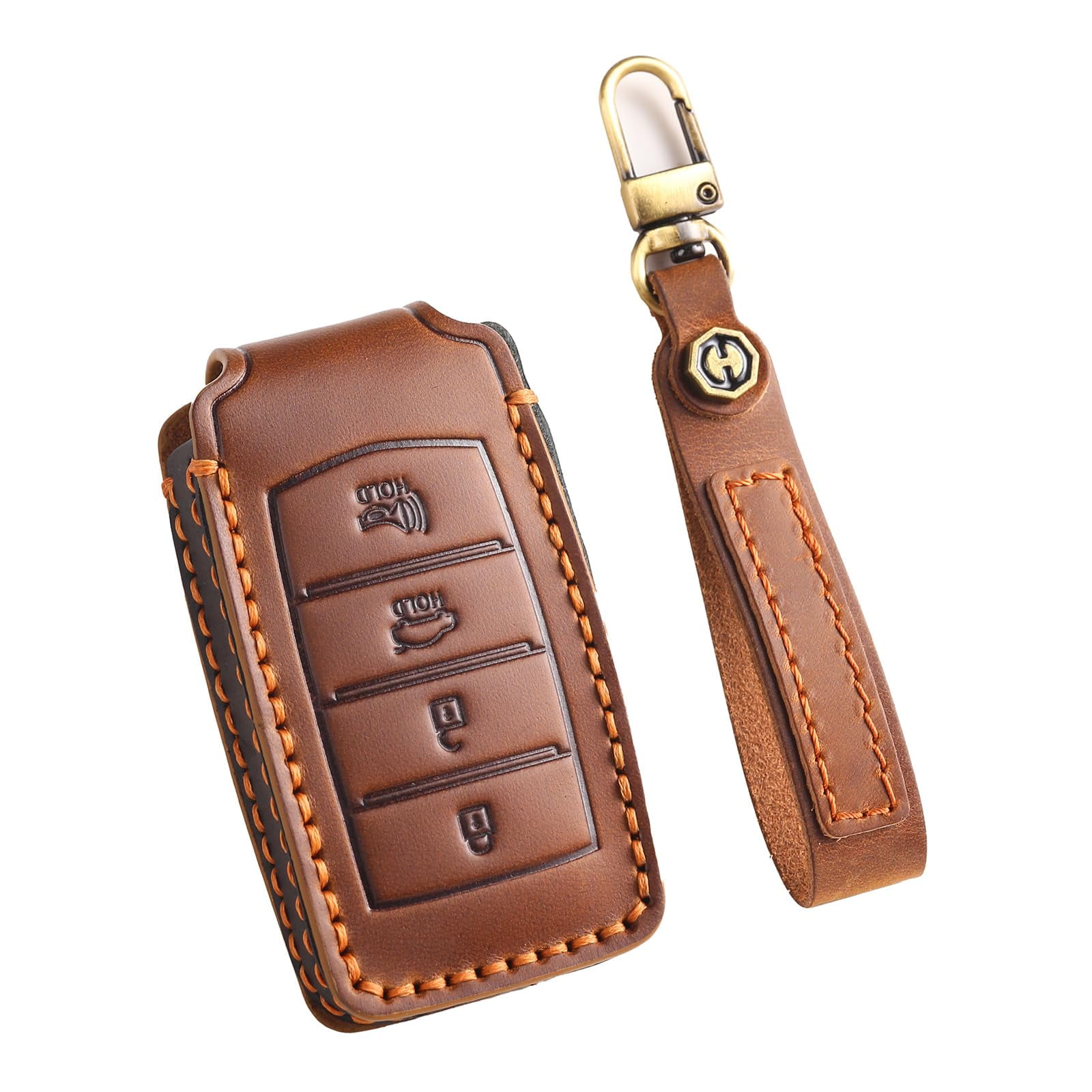 Key Fob Cover Fit for Genesis G70 G80 G90 2017-2020 Keyless Full Cover ...