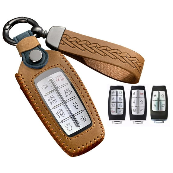 Key Fob Cover Fit for Genesis G70 GV70 G80 GV80 G90 GV90 2024 2025 ...