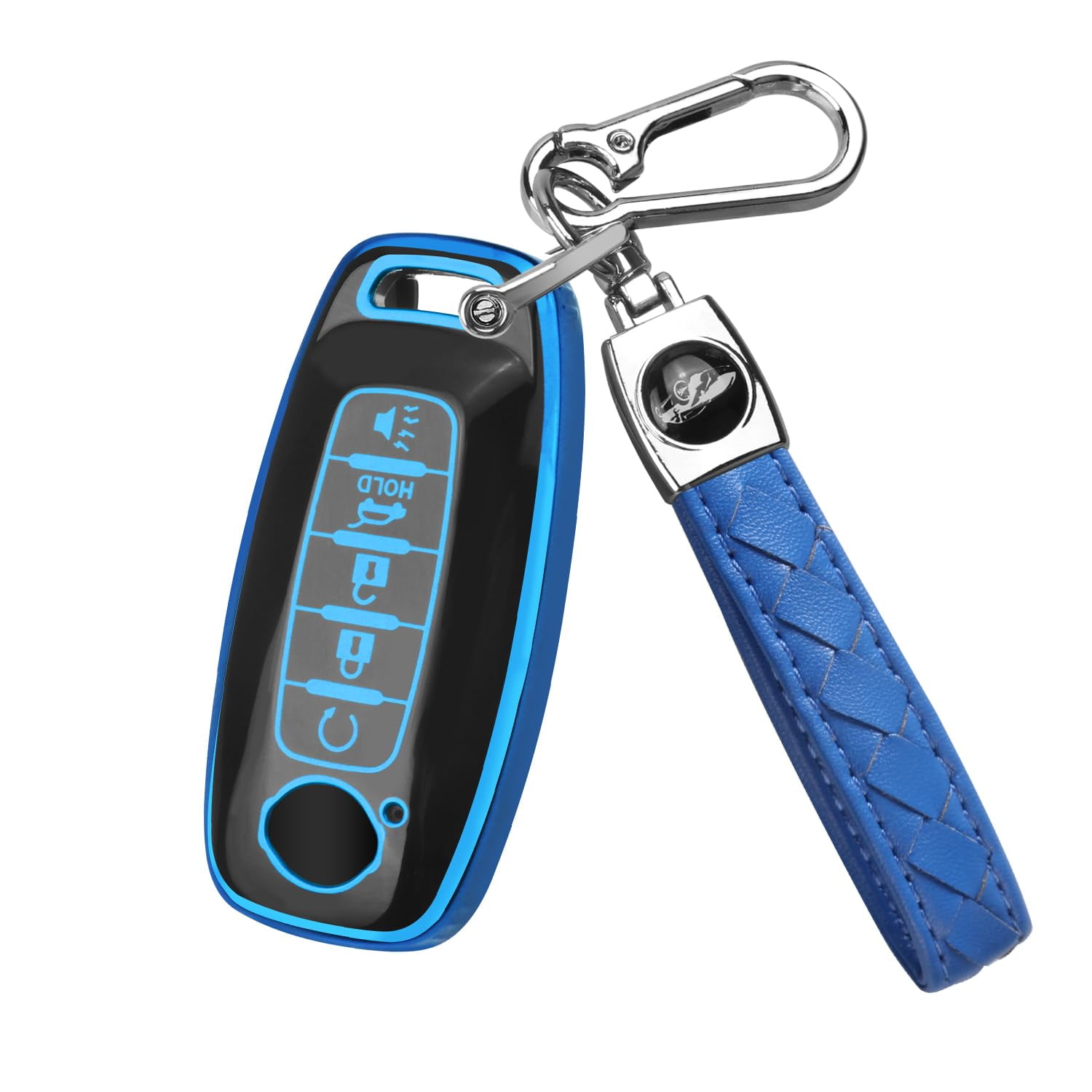 Key Fob Cover for Nissan,Car Key Fob Protector 5 Buttons Key Case ...