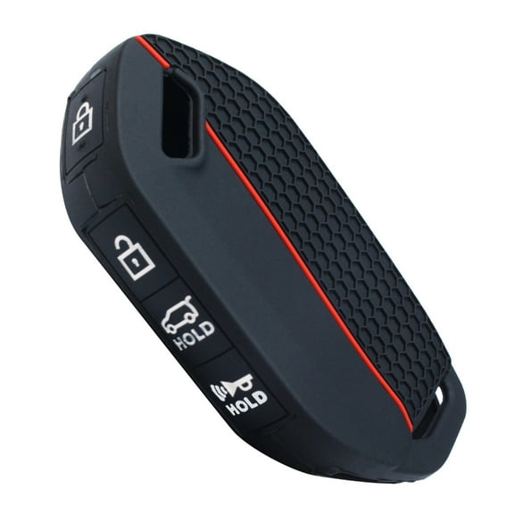 TABLZONE Red Silicone Car Key Fob Case Durable and Easy to Clean for ...