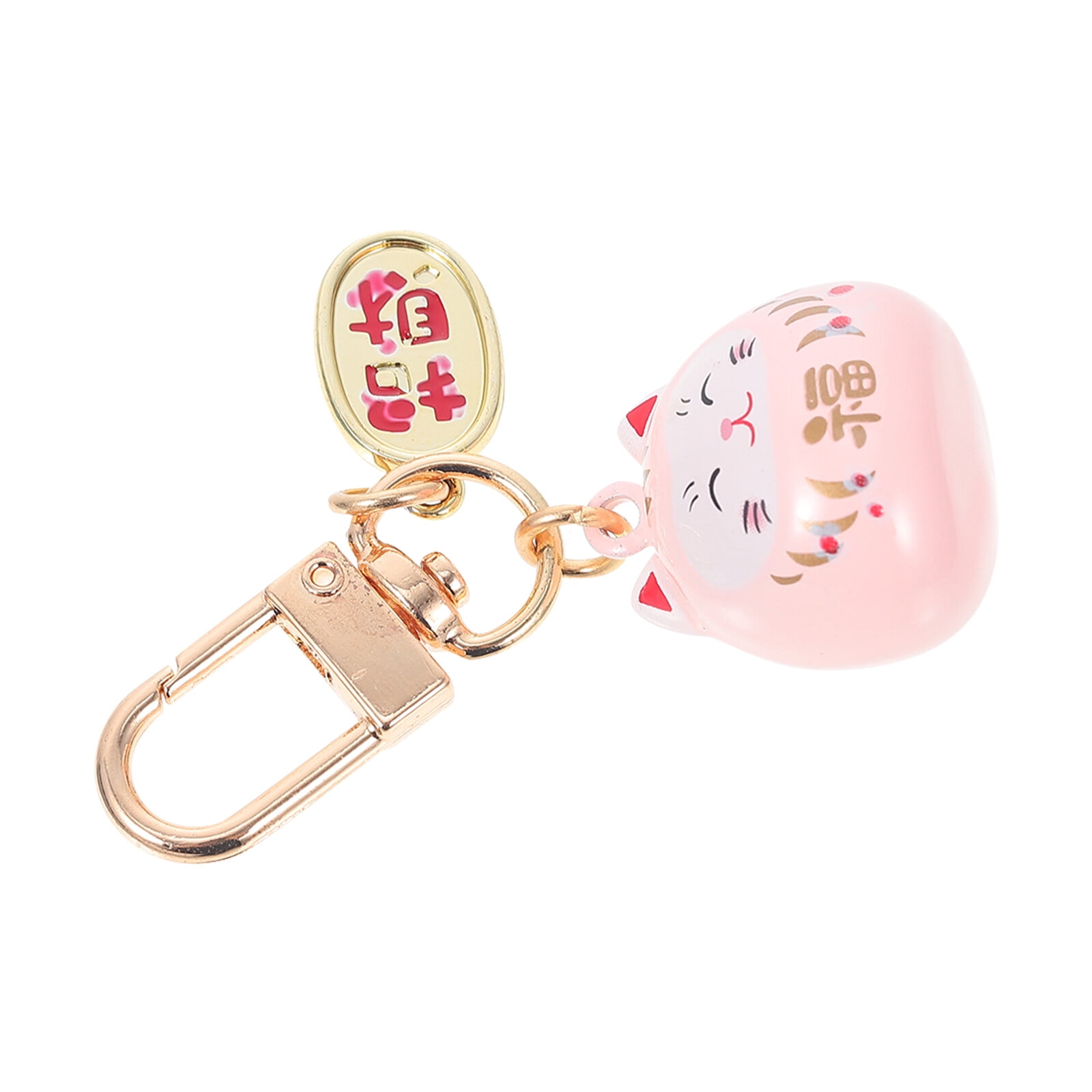 VORCOOL Cute Cat Keyring Fortune Cat Ornament Ceramic 1Pcs - Walmart.com