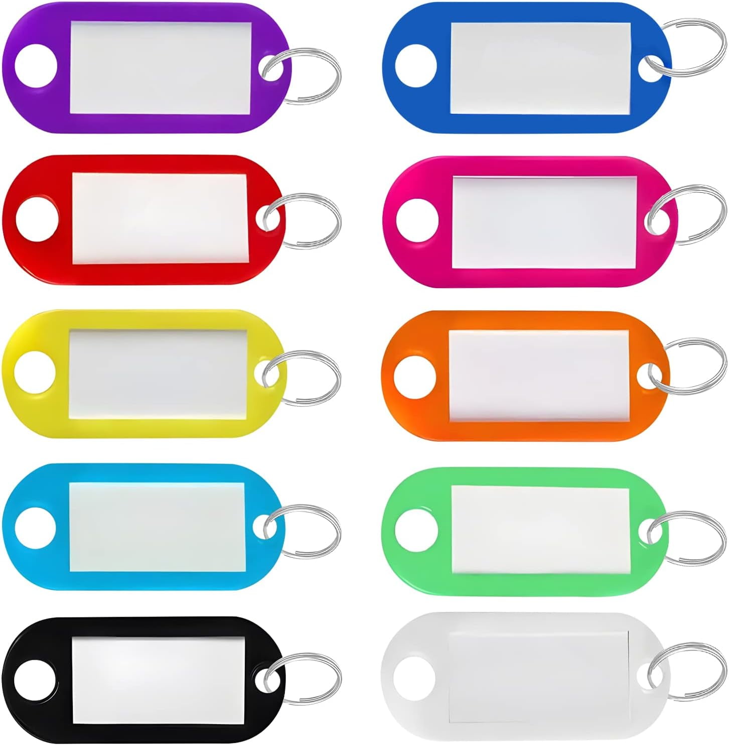 Key Fob, Plastic Key Fob, Writeable Key Tags, Key Ring with Labels for ...