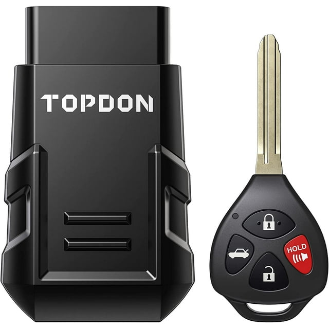 Key Fob Programming Tool TOPDON TOPKEY Car Key Programmer 10 OBD2/EOBD ...