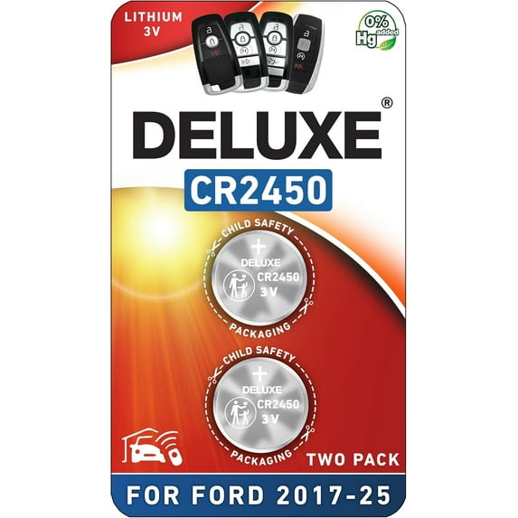 Key Fob Replacement Batteries for Ford/Lincoln (F150 Explorer Edge ...