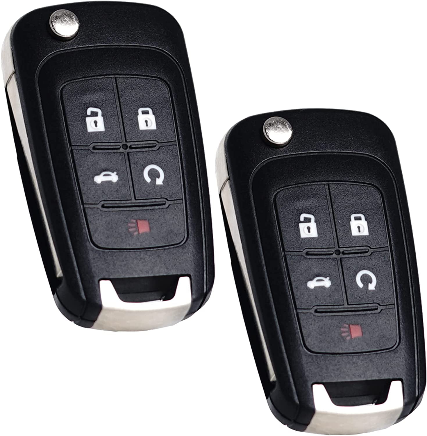 Key Fob Replacement Fits for Chevy Cruze Equinox Camaro Impala Malibu ...