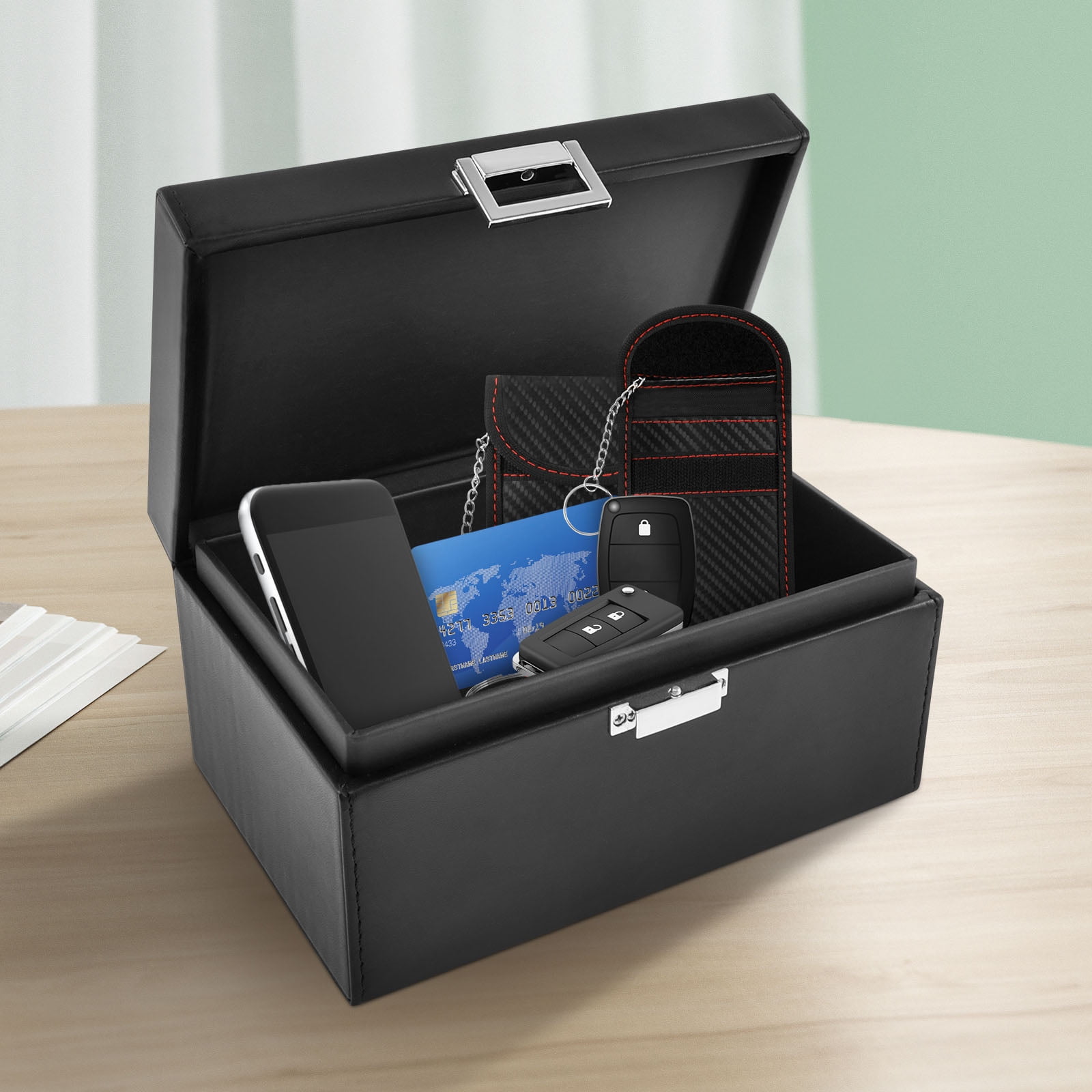 Key Fob Signal Blocker Versatile Carbon Fiber Signal Blocker Safe Car ...