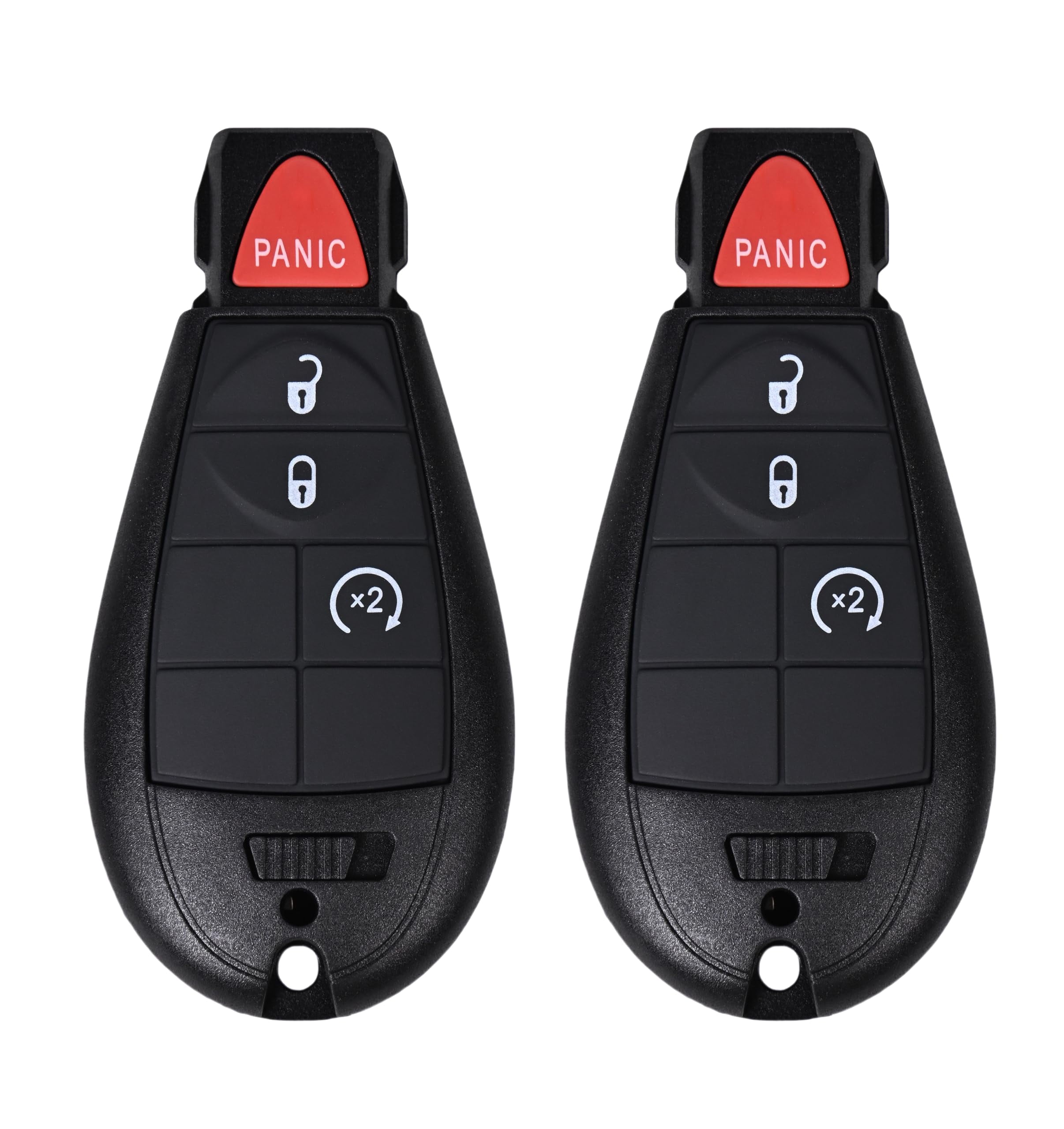 Key Fob Two Keyless Entry Remote Control Car Keys 4 Button Smart Key ...