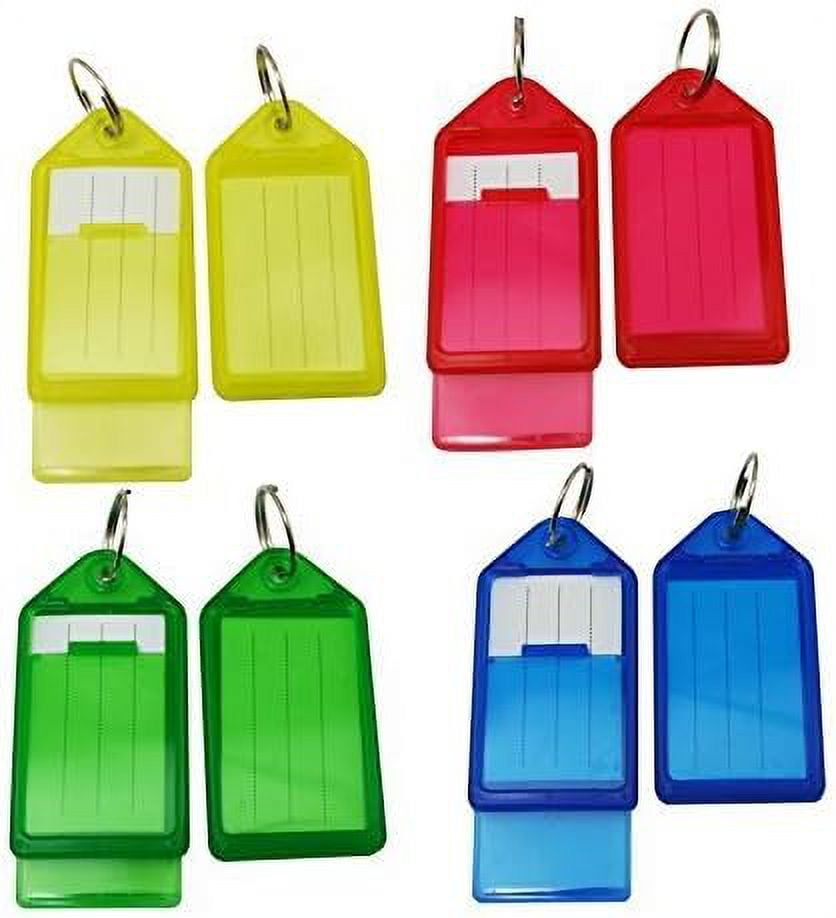 Key Fobs Luggage ID Tags with Key Ring 2.2 X1.1 Mixed Color by ...