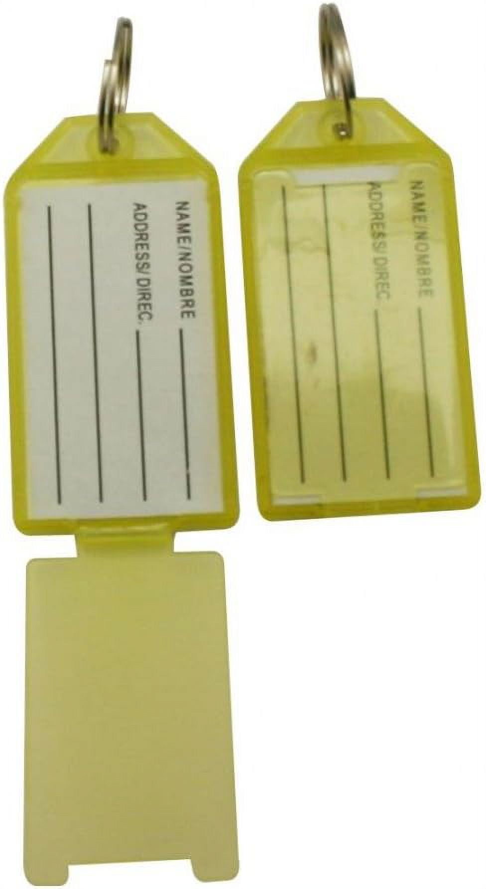 Key Fobs Luggage ID Tags with on off Window 2.2" X1.2" Color ...