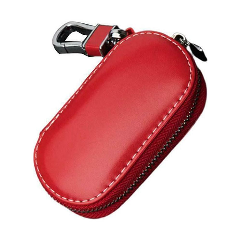 Key Holder Housekeeper Leather Car Key Wallets Keys Zipper Pouch ...